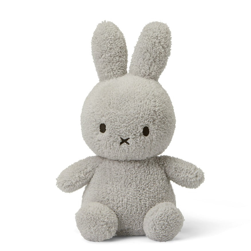 Miffy Sitting Teddy Light Grey by Bon Ton Toys | zillymonkey