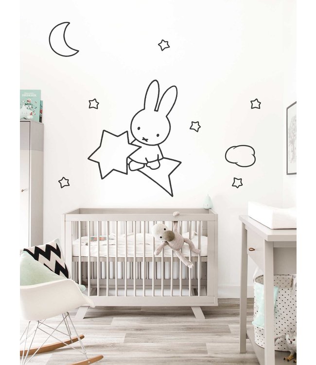 Miffy Wallpaper & Giant Wall Stickers by Kek Amsterdam | zillymonkey