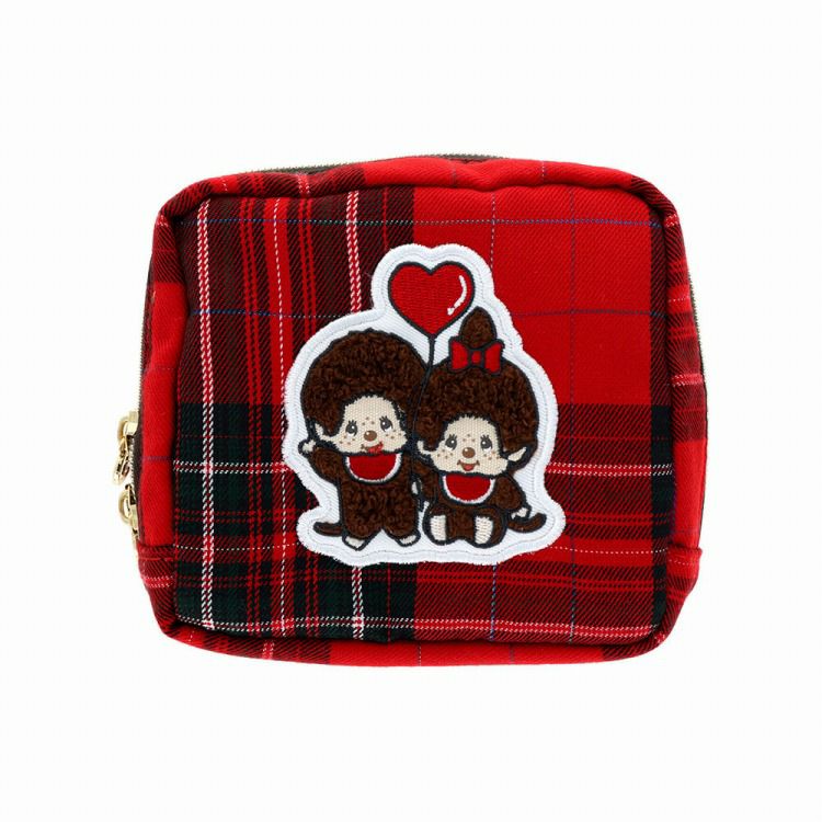 Monchhichi Checkers Square Pouch – zillymonkey