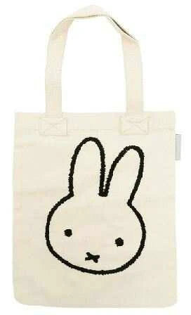 Miffy Face Embroidered Tote Bag – zillymonkey