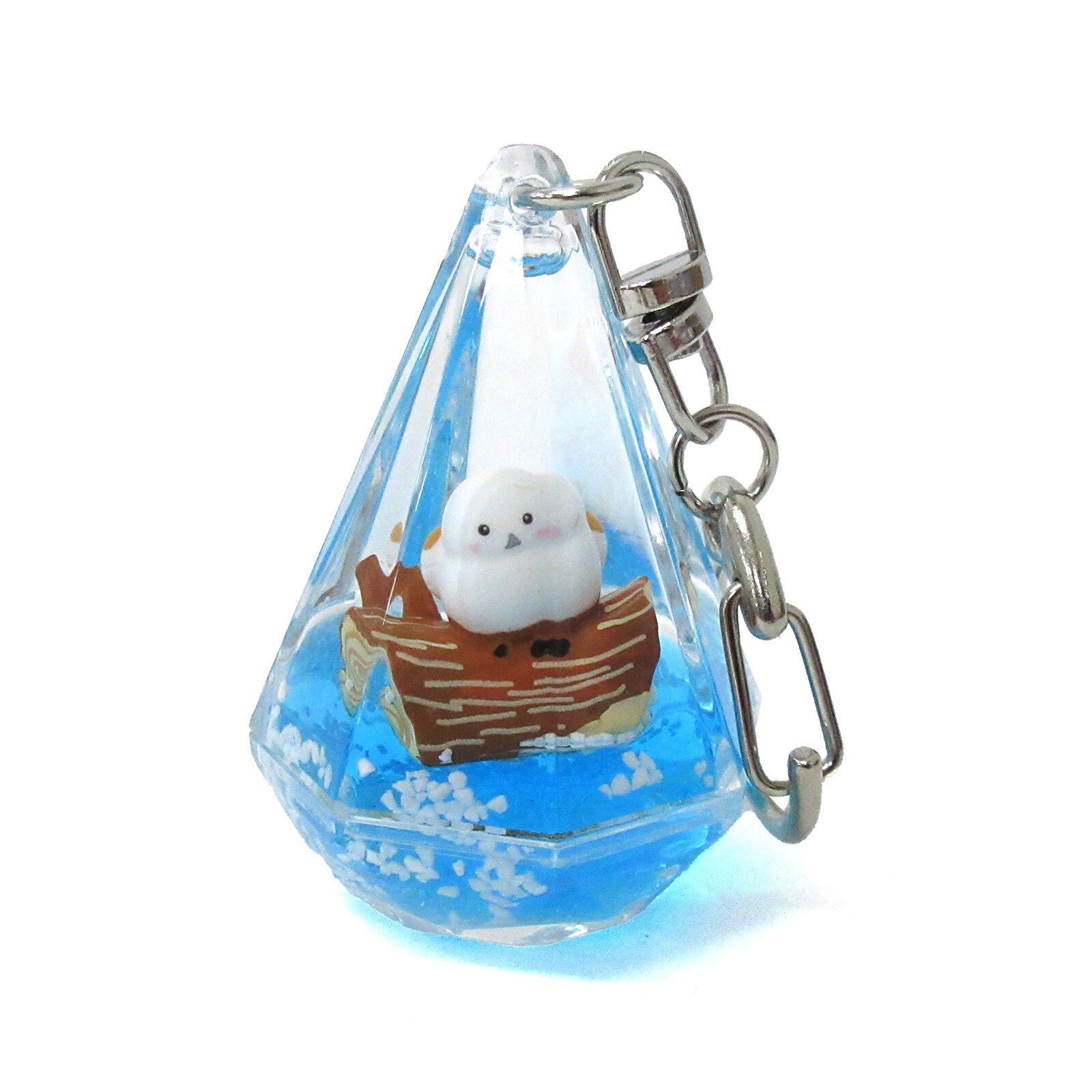 Shimaenaga Blue Bird Keychain – zillymonkey
