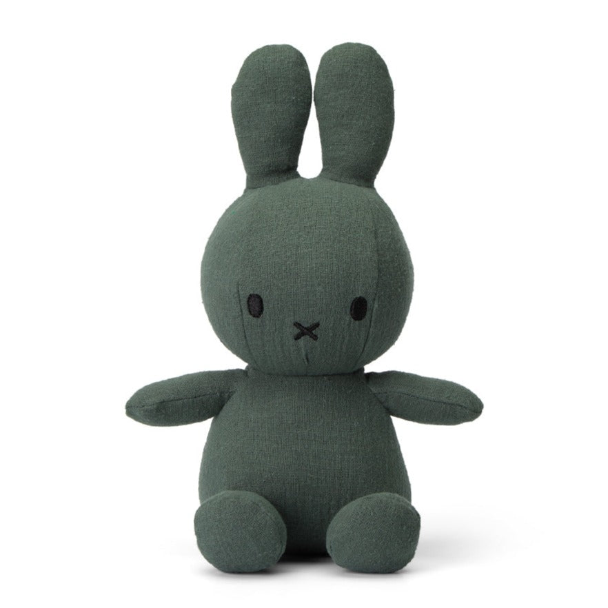 Miffy Sitting Plush Mousseline Green by Bon Ton Toys | zillymonkey