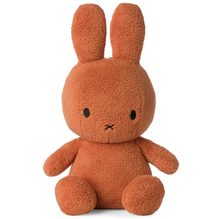 Miffy Sitting Teddy Soft Retro Orange by Bon Ton Toys | zillymonkey