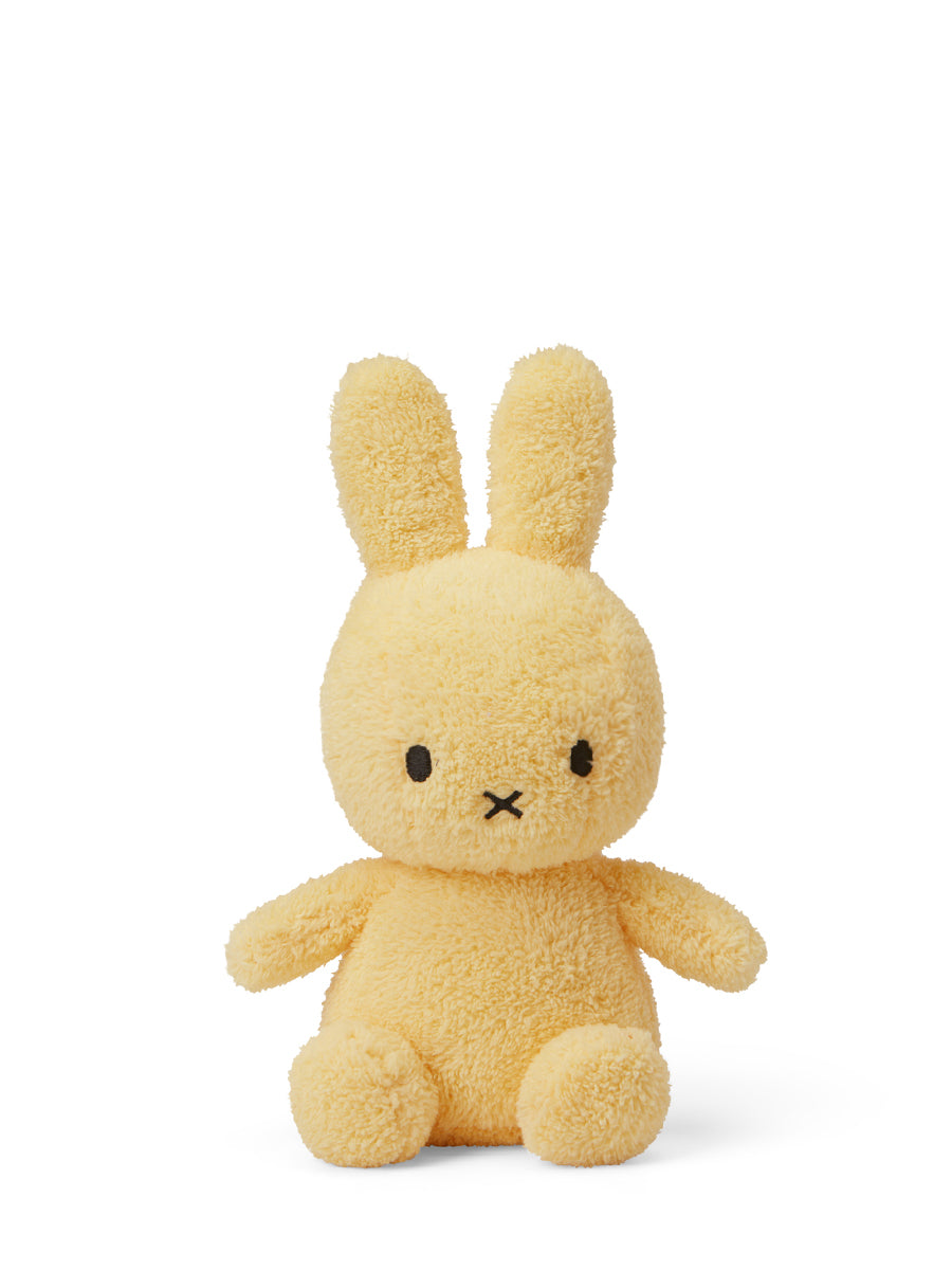 Miffy Sitting Terry Plush Light Yellow by Bon Ton Toys | zillymonkey