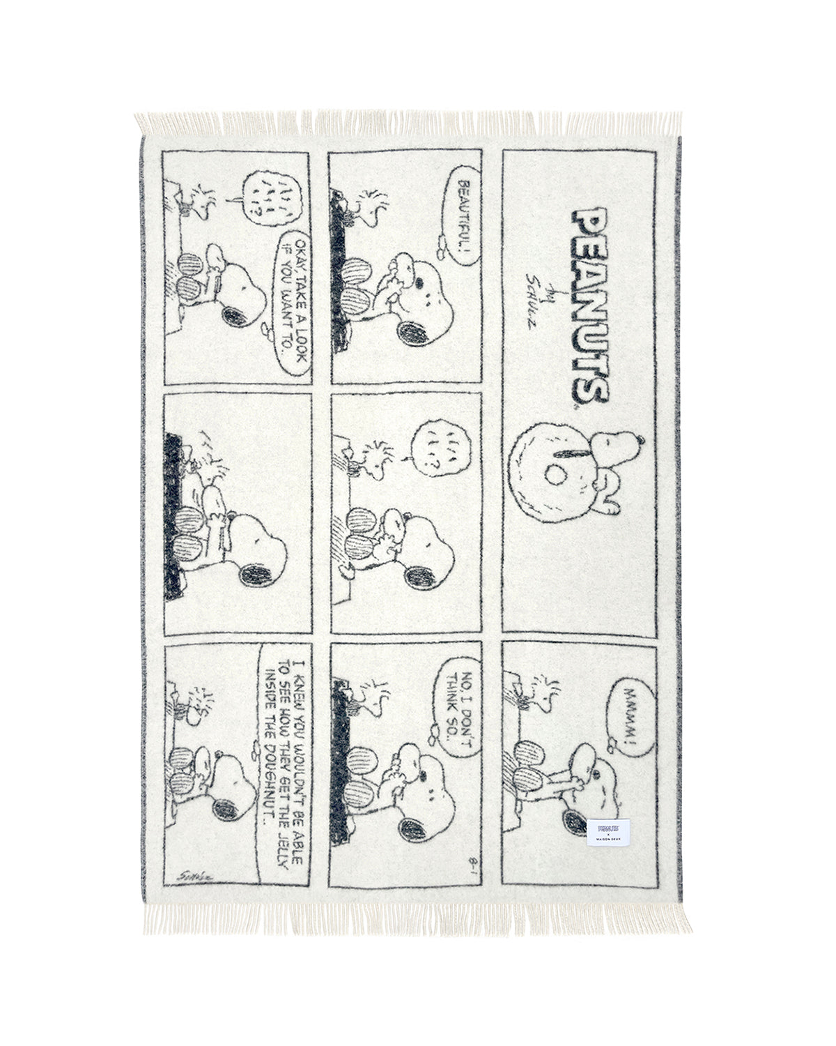 Peanuts Snoopy Comic Strip XL Wool Blanket – zillymonkey