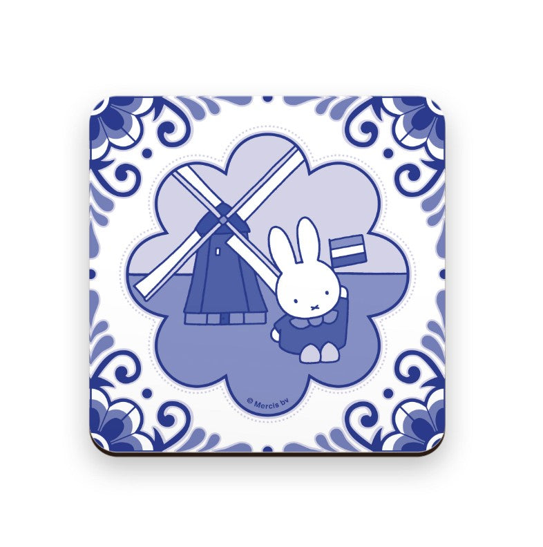 Miffy Blue Delft Windmill Coaster Box Set | zillymonkey