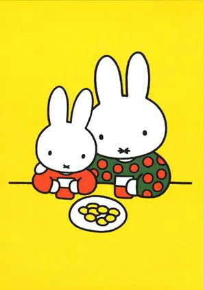 Miffy Postcard - Miffy & Mama – zillymonkey