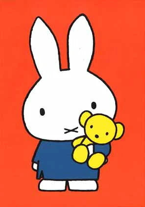 Miffy Postcard - Miffy & Bear – zillymonkey