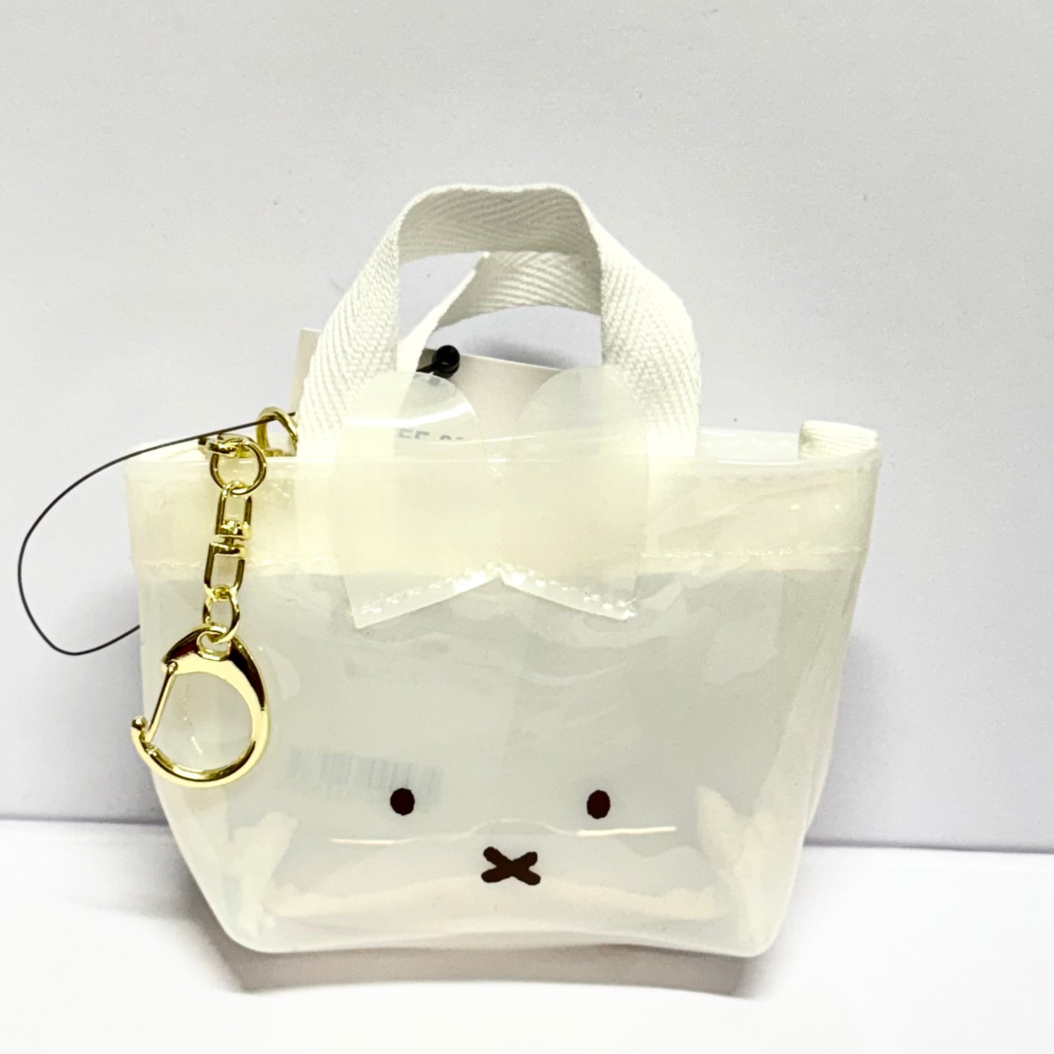 Miffy Ear Mini Clear Tote Coin Pouch Keychain – zillymonkey