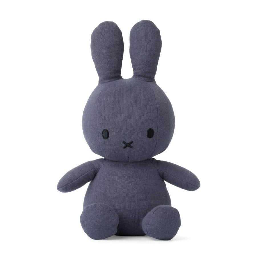 Miffy Sitting Plush Mousseline Faded Blue by Bon Ton Toys | zillymonkey