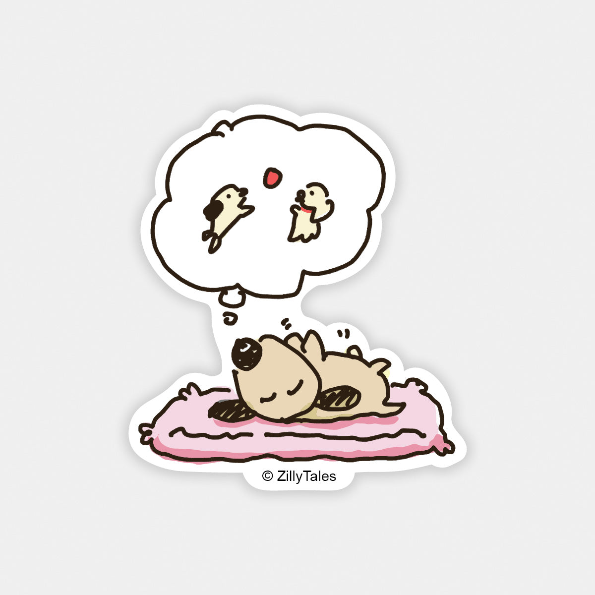 Scout Sweet Dream Sticker | ZillyTales Laptop Bottle Vinyl Decal ...