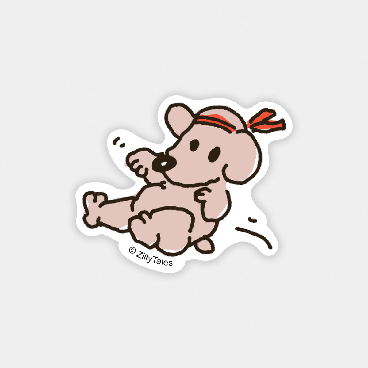 Sora Jumping Sticker | ZillyTales Laptop Bottle Vinyl Decal – zillymonkey