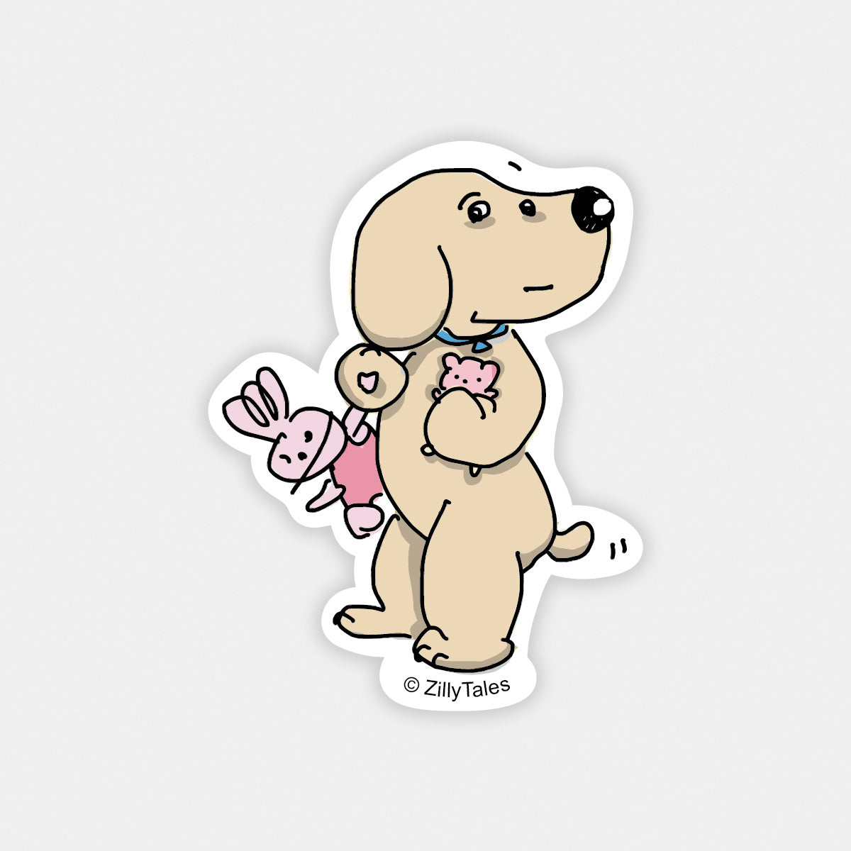 Sora with Toys Sticker | ZillyTales Laptop Bottle Vinyl Decal – zillymonkey