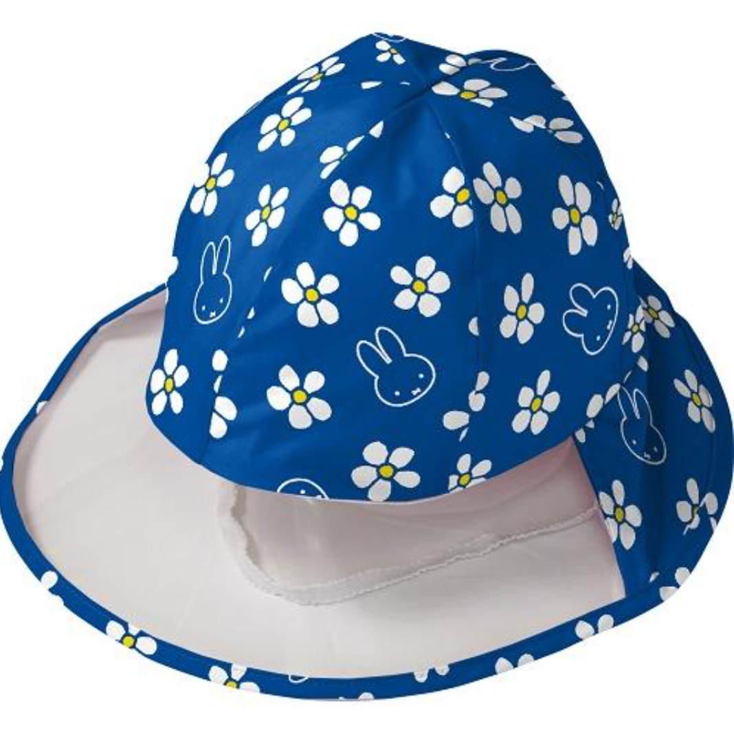 Miffy Children Blue Flower Rain Hat – zillymonkey