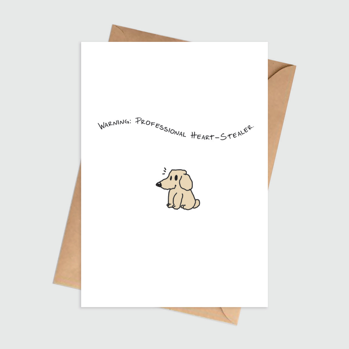 Sora Dog Greeting Card | ZillyTales Heart-Stealer Card – zillymonkey