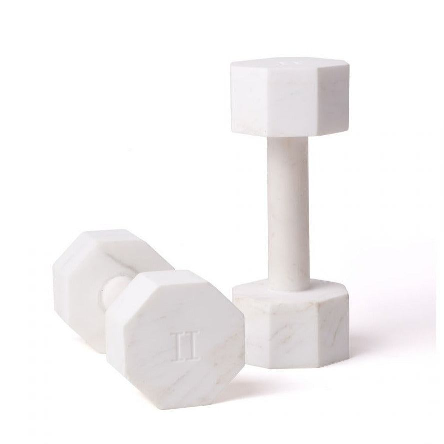 Lvdis Marble Dumbbell Set by Seletti | zillymonkey