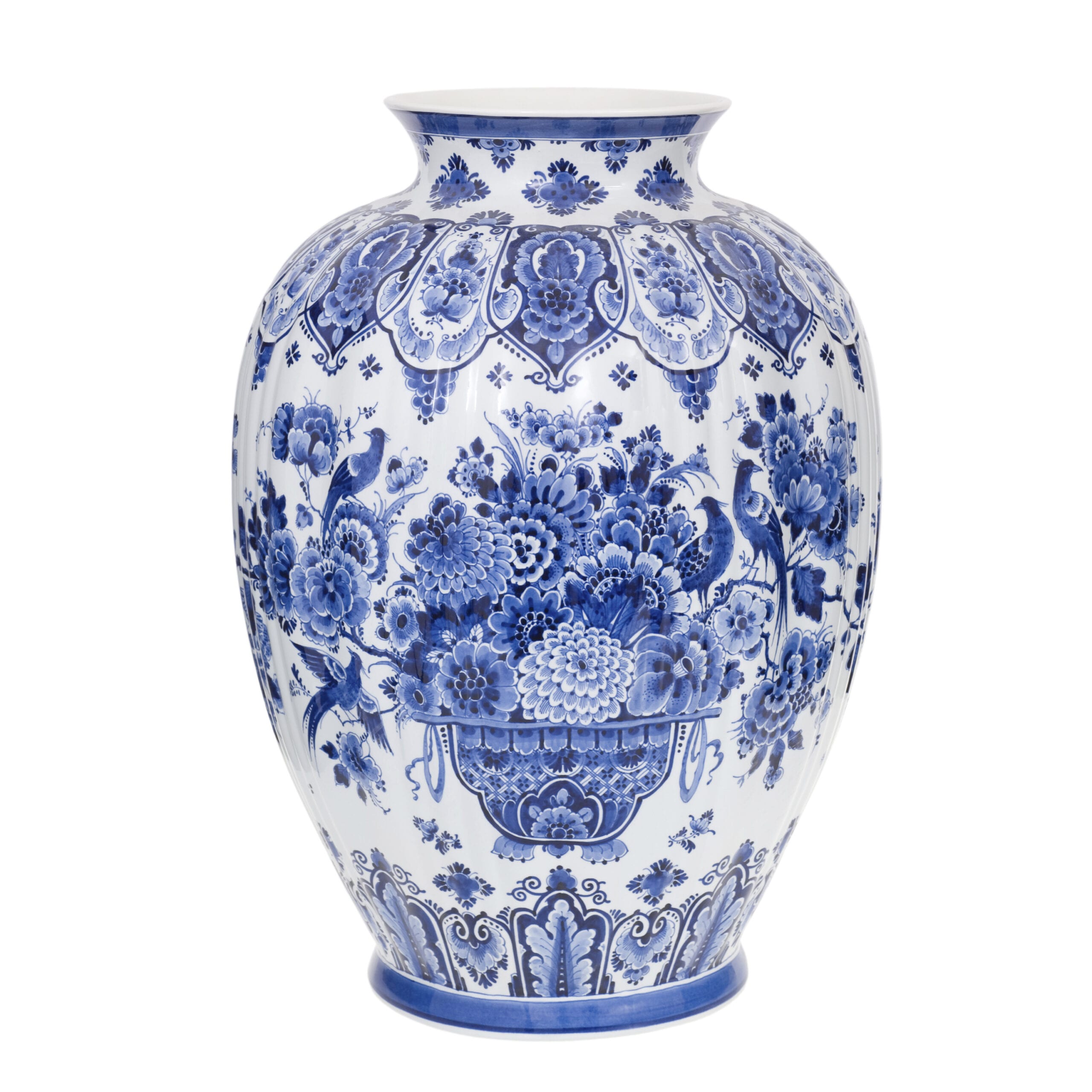 Original Blue Iconic Vase Hand-Painted Royal Delft | zillymonkey