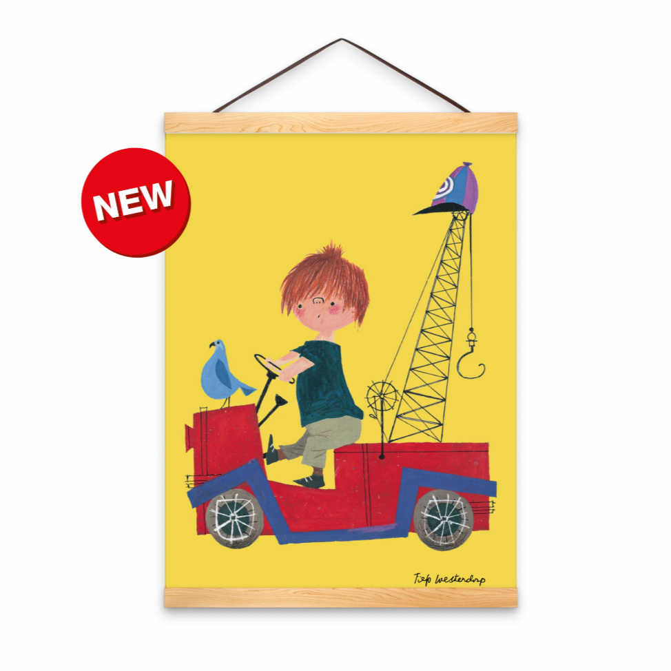 Tow-Truck Pluck Hanging Wall Art | zillymonkey