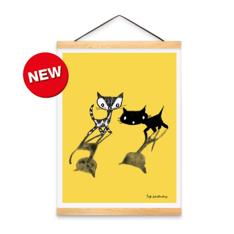 Pim and Pom Wall Art Hanging Wall Art | zillymonkey