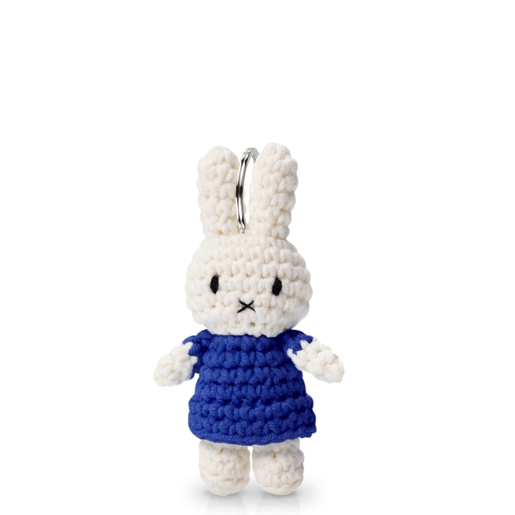 Handmade Crocheted Miffy Keychain Navy by Just Dutch | zillymonkey