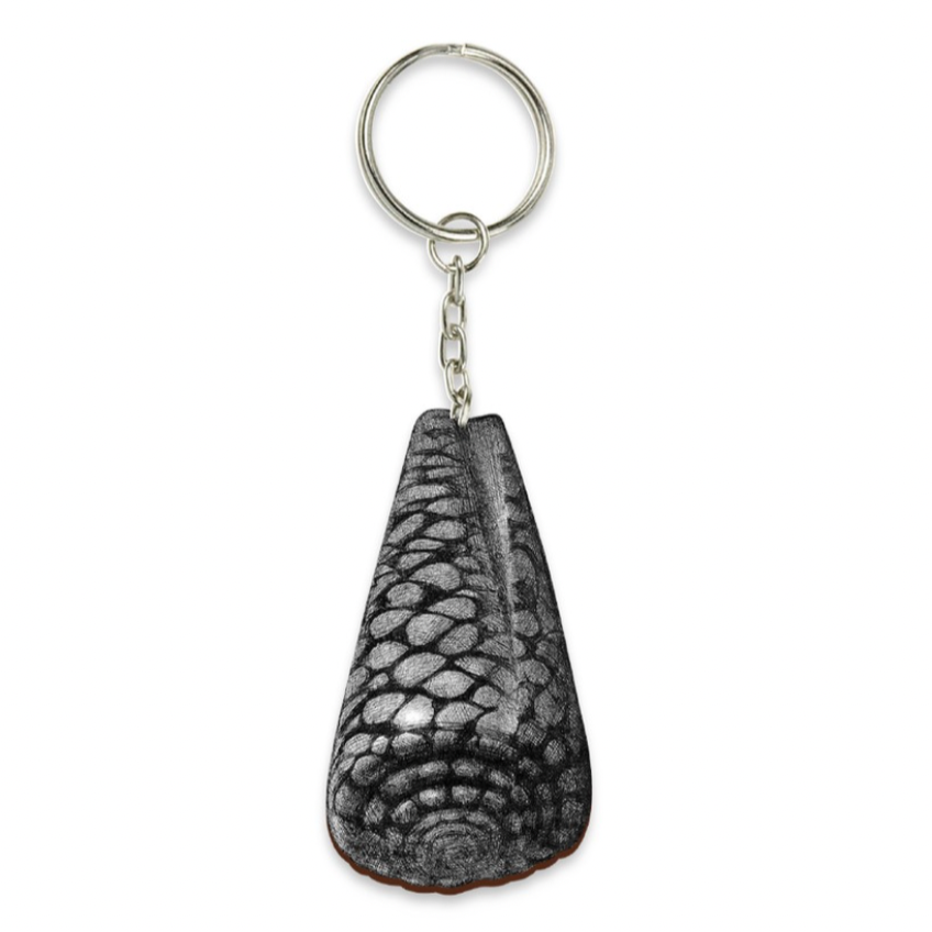 Rembrandt Shell "The Shell" Wood Keychain by MTDay | zillymonkey