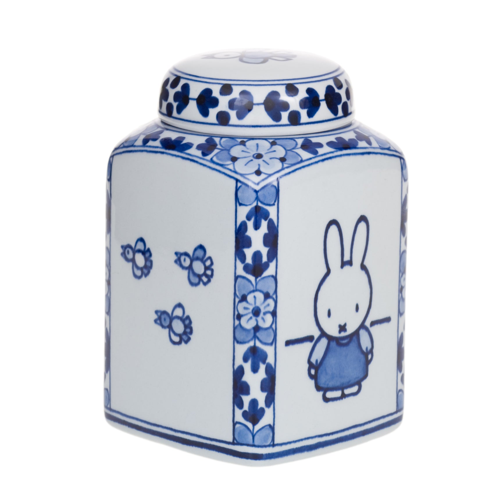 Miffy Trinket Box Hand-Painted Delft Blue by Royal Delft | zillymonkey