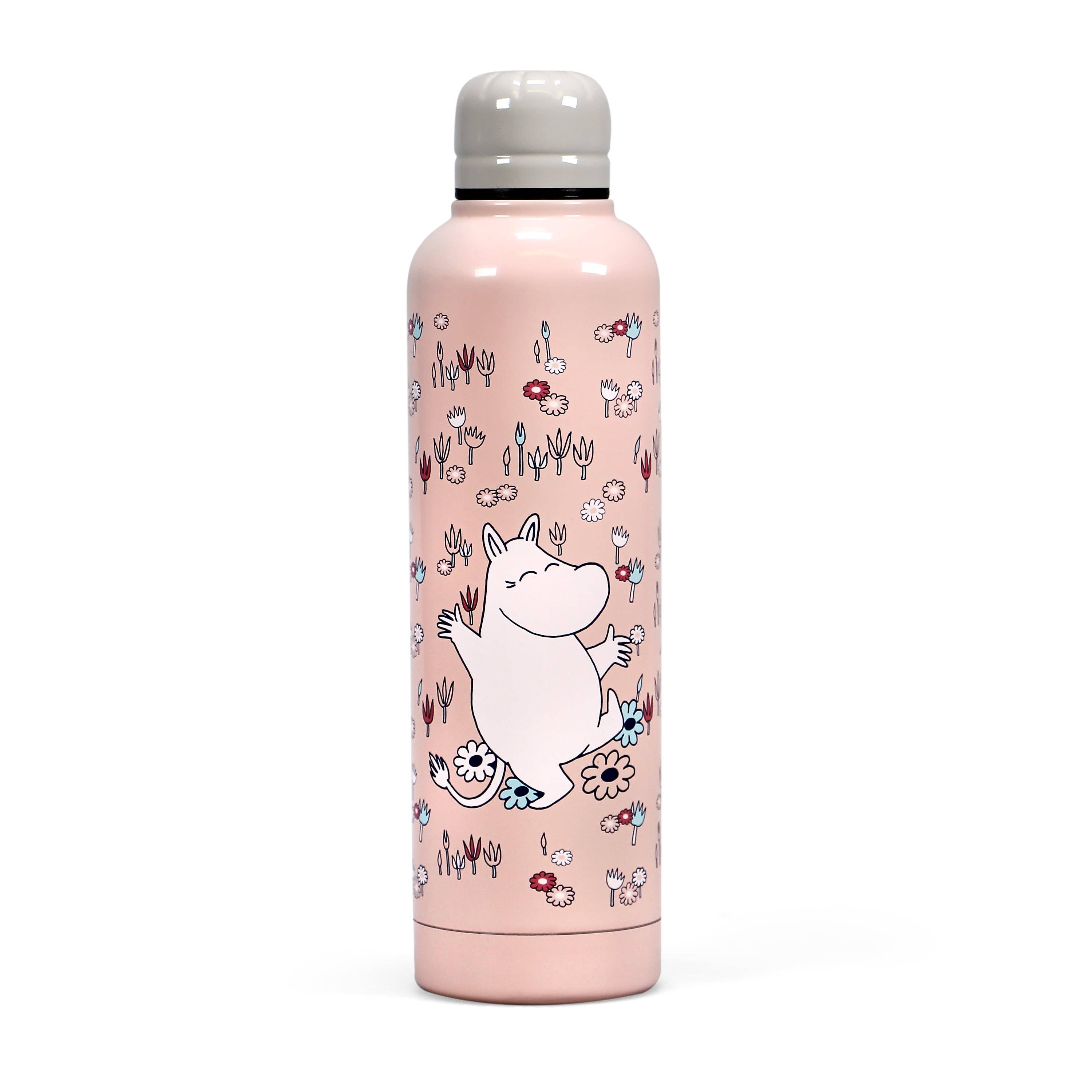 Moomin Pink Metal Water Bottle – zillymonkey
