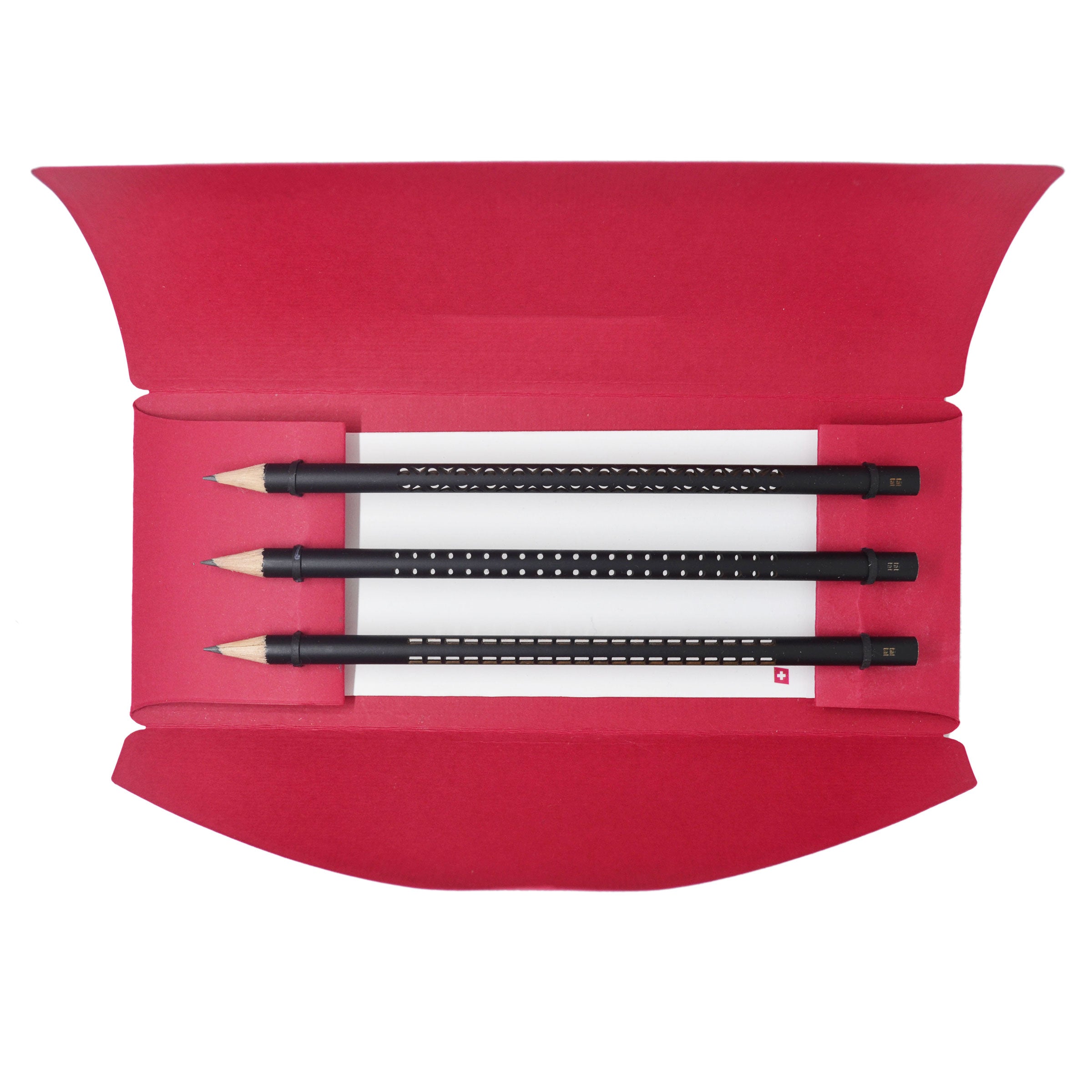 Ornamental Pencil Set of 3 - Red by Tät-Tat | zillymonkey